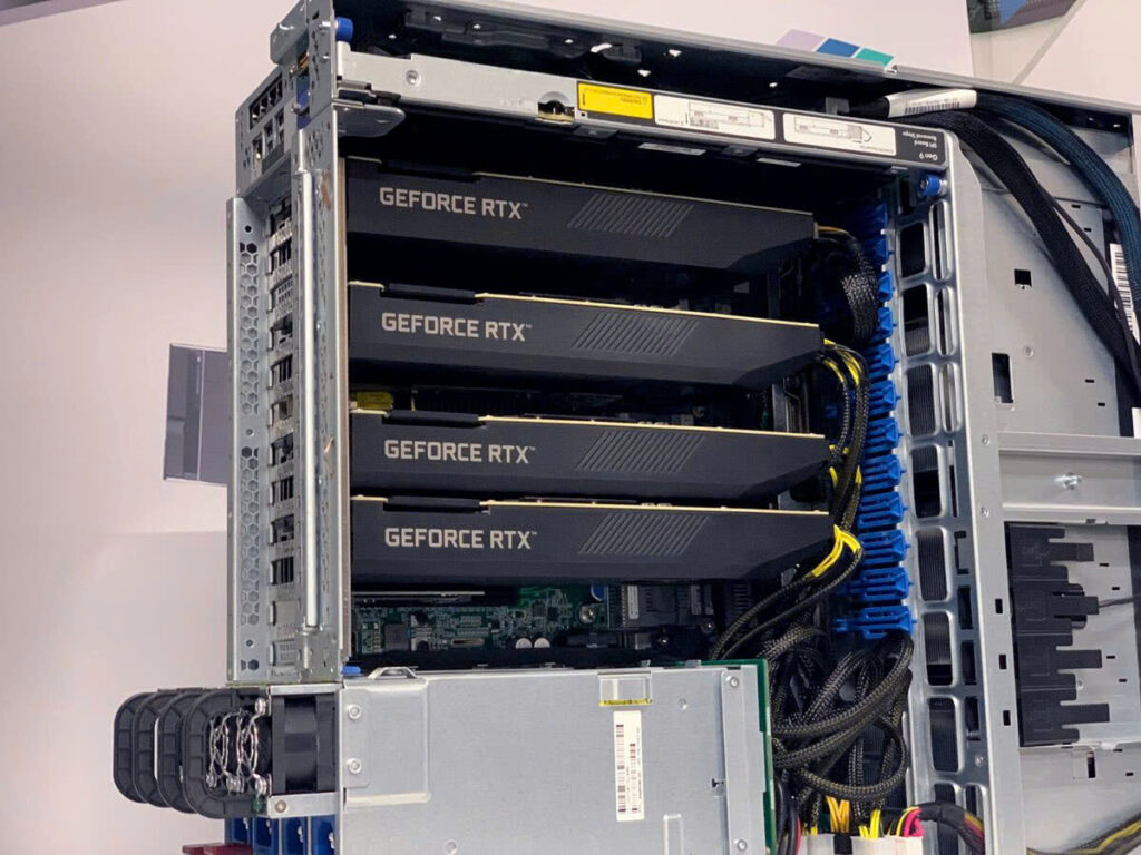 NVIDIA GeForce RTX 3090 trong môi trường máy chủ (Server) – GPU AI